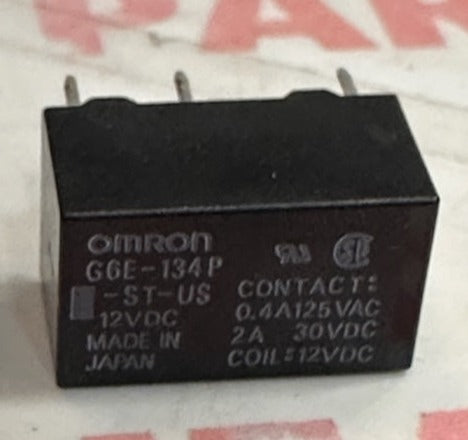Omron Low Signal Relay G6E-134P-ST-US-DC12 — Northeast Parts