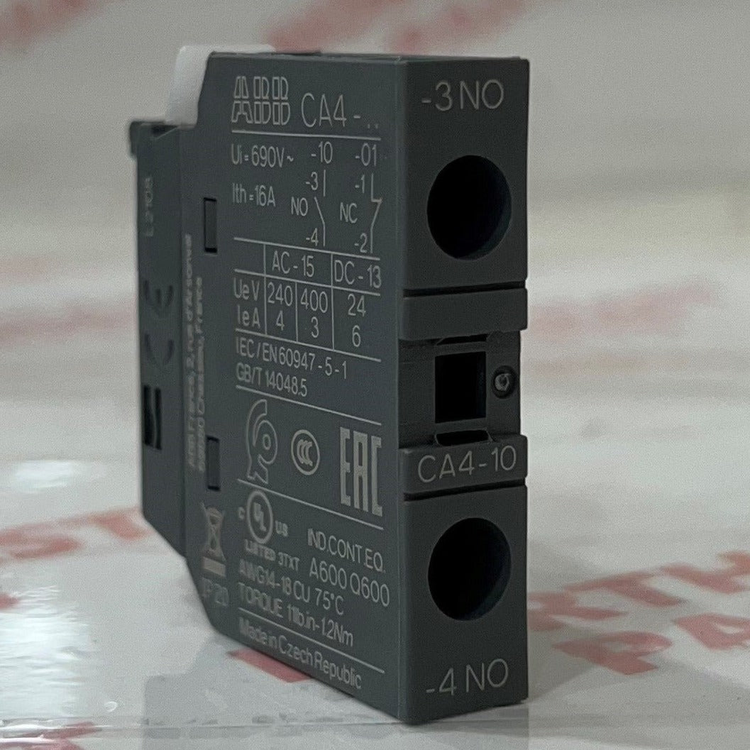ABB Auxiliary Contact CA4-10 — Northeast Parts